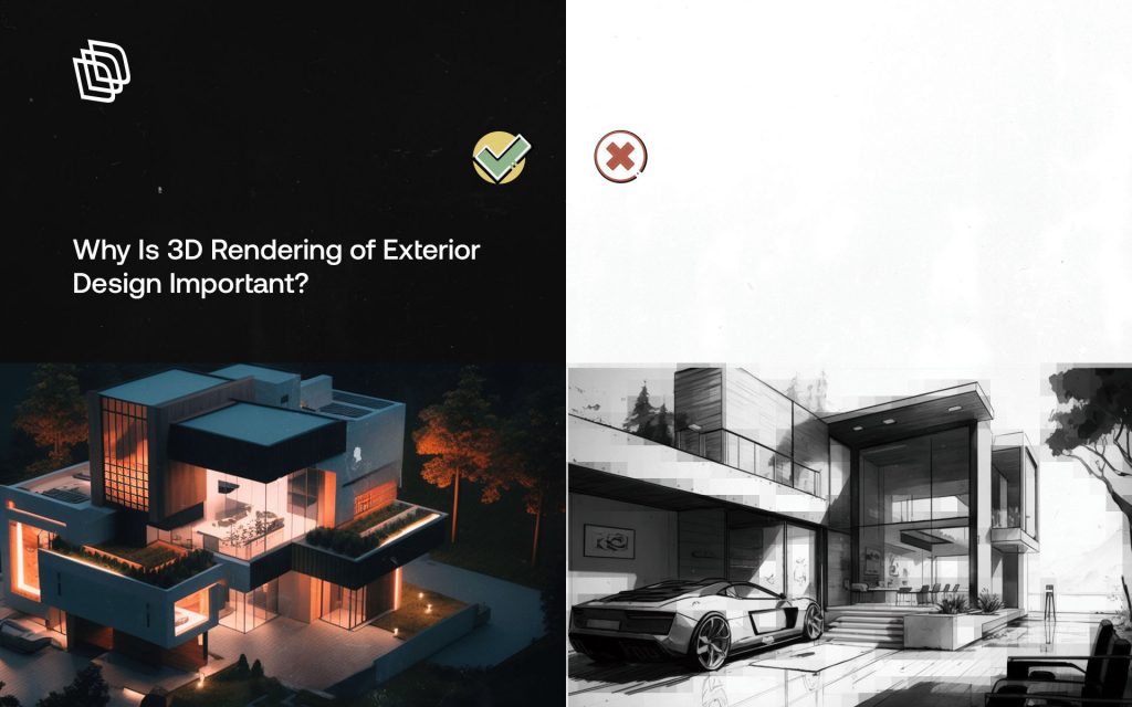 Why Is 3D Rendering of Exterior Design Important? - Listing3D Insights